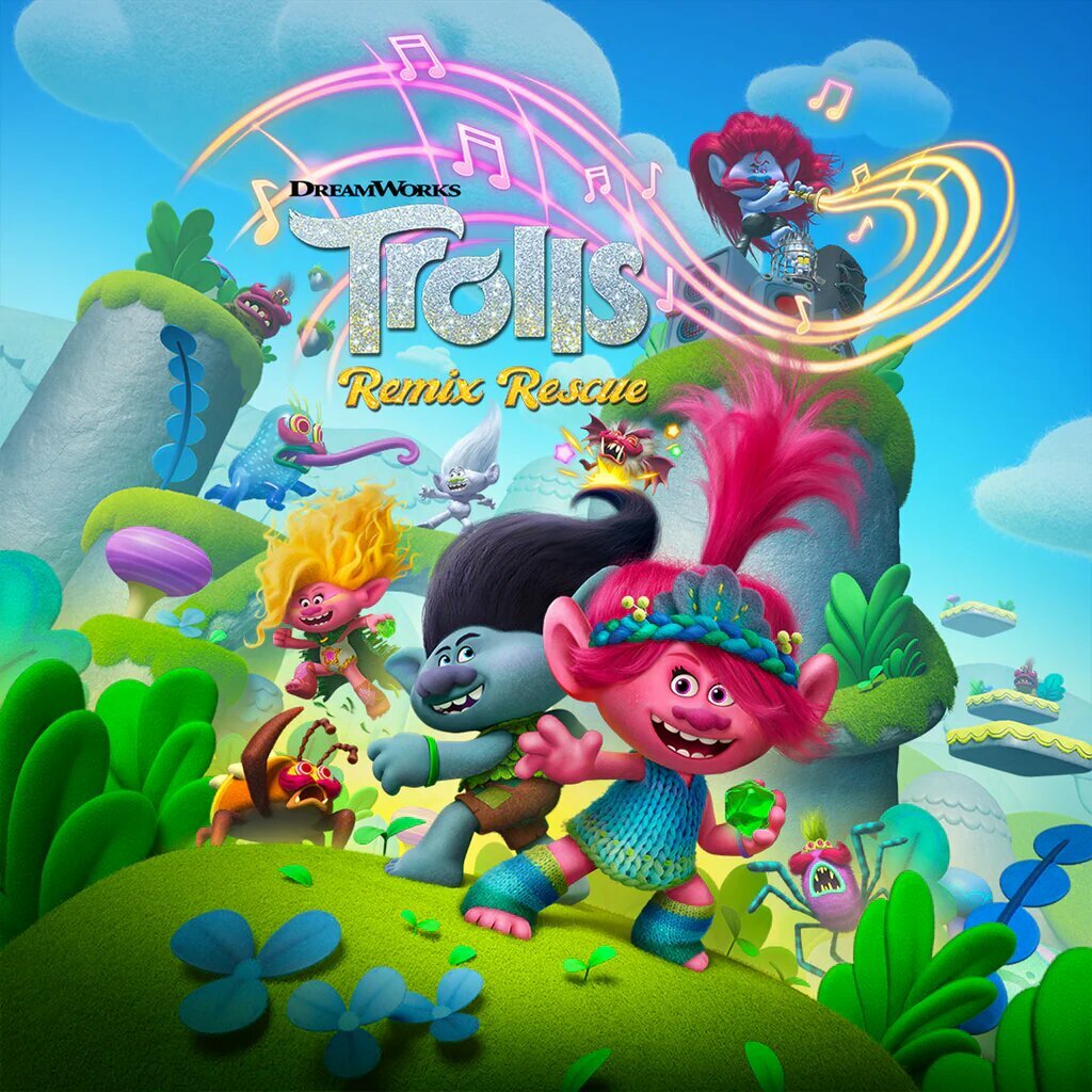 Игра DreamWorks Trolls Remix Rescue, для PlayStation 4 и PlayStation 5, на английском языке, Украина