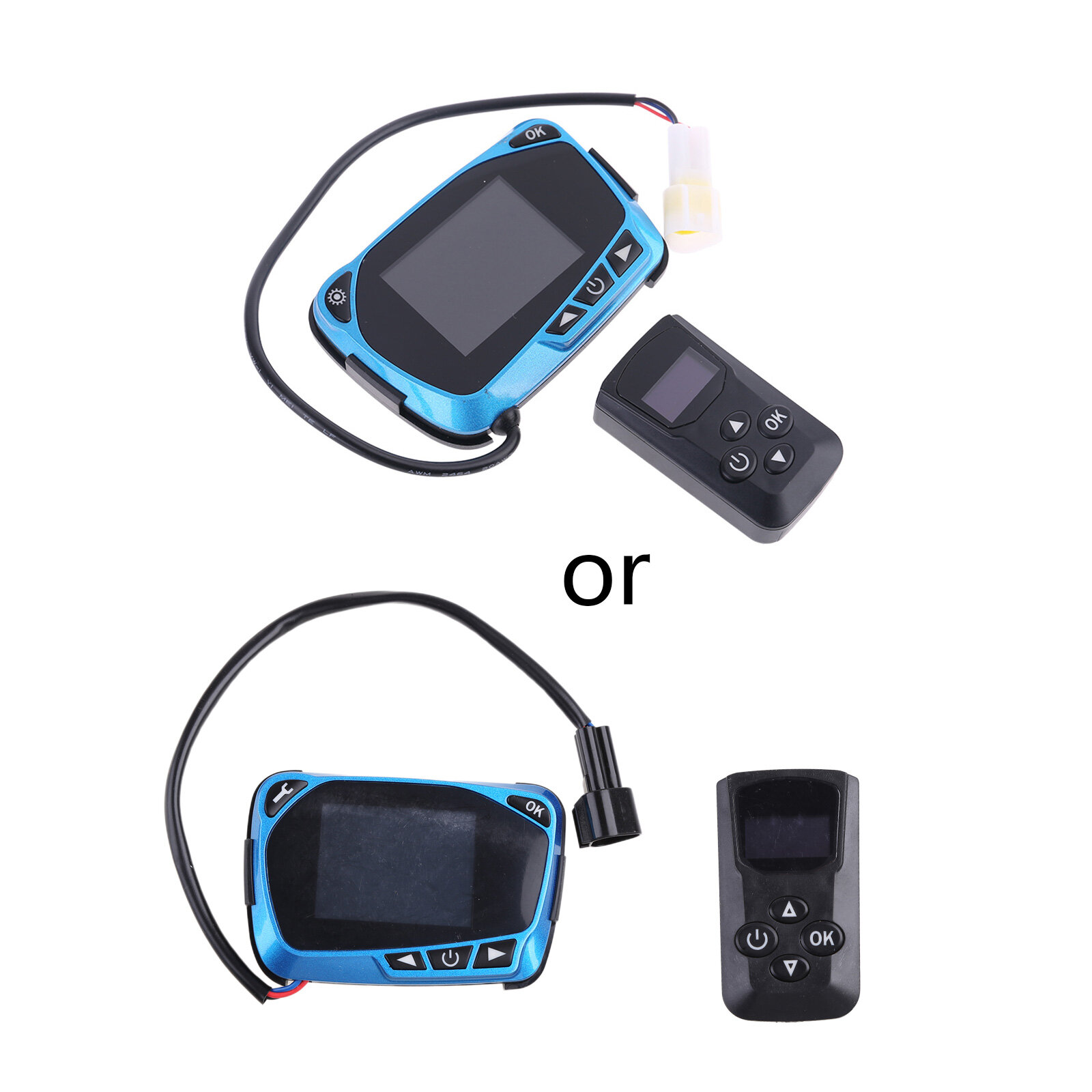 Для парковки автомобиля 12 В/24 В ЖК-дисплей Термостат Монитор Переключатель + Пульт дистанционного управления