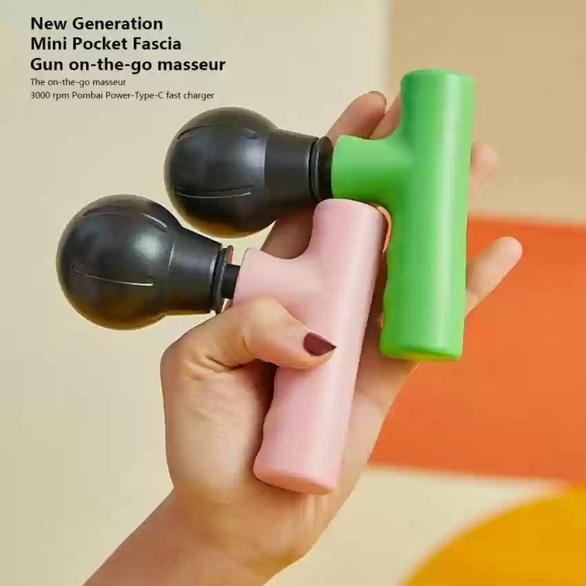 Пистолет для глубокого массажа тканей | Ударный мышечный массажер для снятия боли во всем теле: шее, плечах, спине, ногах для мужчин и женщин