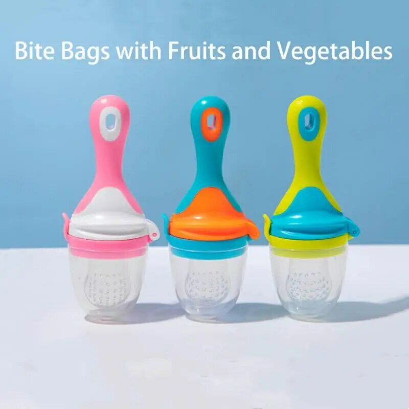 【HOT】 Бутылочки-пустышки 2 мм с отверстием для сока Детские аксессуары Соска для кормления Ешьте самостоятельно Удобная ручка Товары для детей Детские пустышки