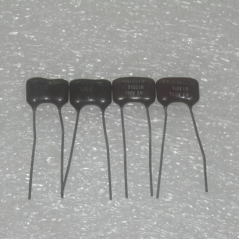 EM CDE 500V910PF 1% HF Premium Plug-in Silver Mica Capacitor cm06f0911f03 1шт цена