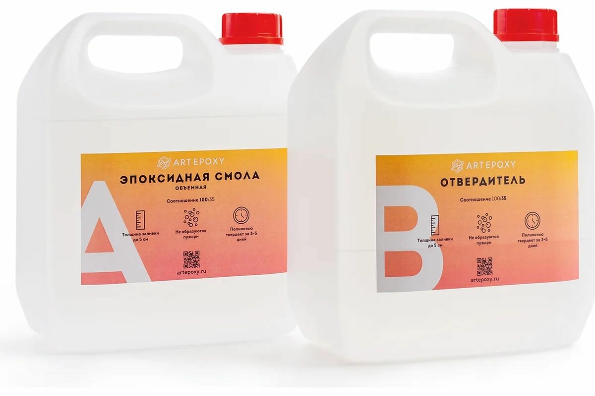 Эпоксидная смола для объемных заливок ArtEpoxy S5 10 кг 21616