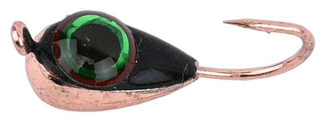 Lumicom Банан вольф 5,0 мм CuFL окуневый глаз мормышка для зимней рыбалки окуня