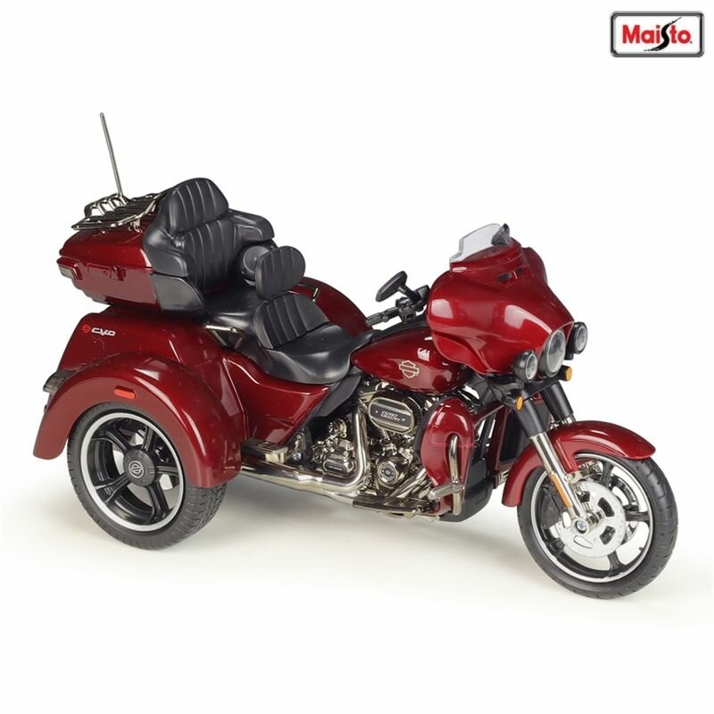 1: 12 Harley - Davidson 2021 CVO Модель трехпланерного мотоцикла