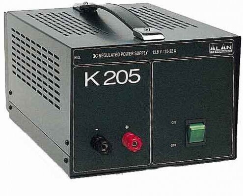 Блок питания Alan K205 220-12V, Номинальный ток на выходе: 8А
