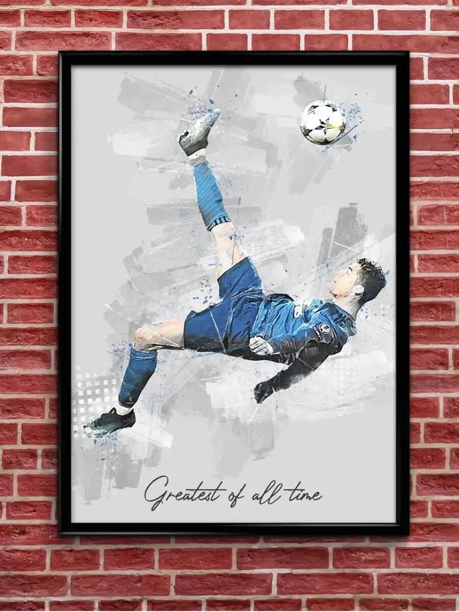 Плакат, Постер Криштиану Роналду, 30*40 см (фотопанно, )