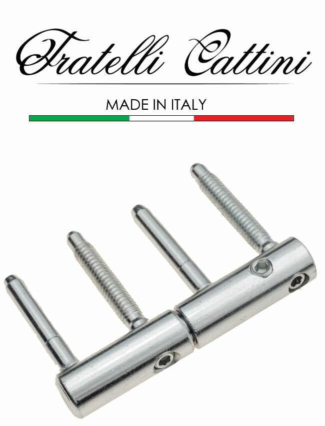 Петля ввертная дверная Fratelli Cattini 3D регулировка 16 мм универсальная (68 kg) оцинкованная (1шт.)