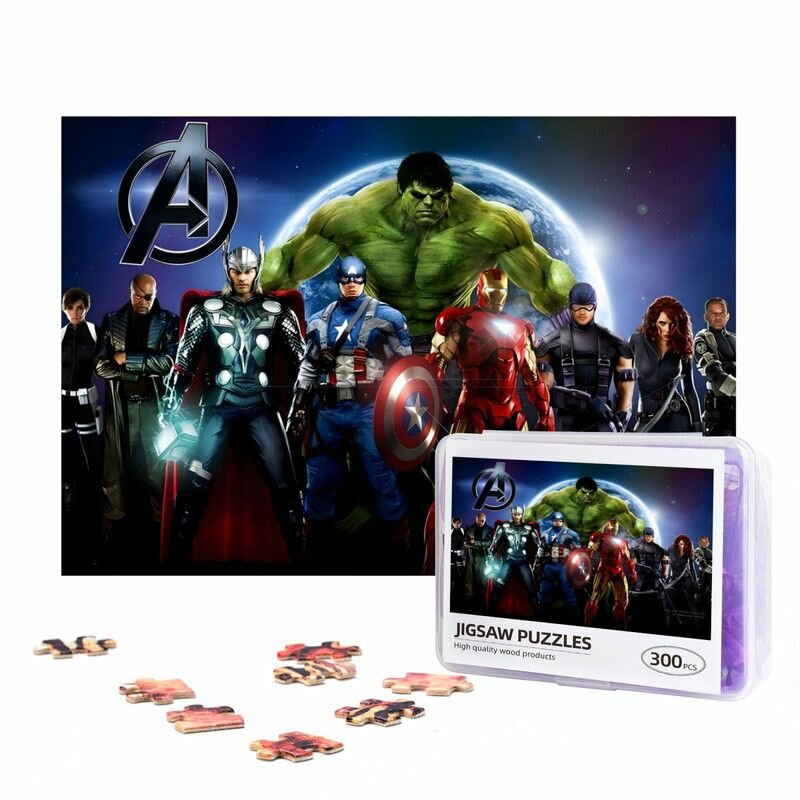 Avengers Деревянный пазл Марвел Деревянные пазлы Мстители Marvel