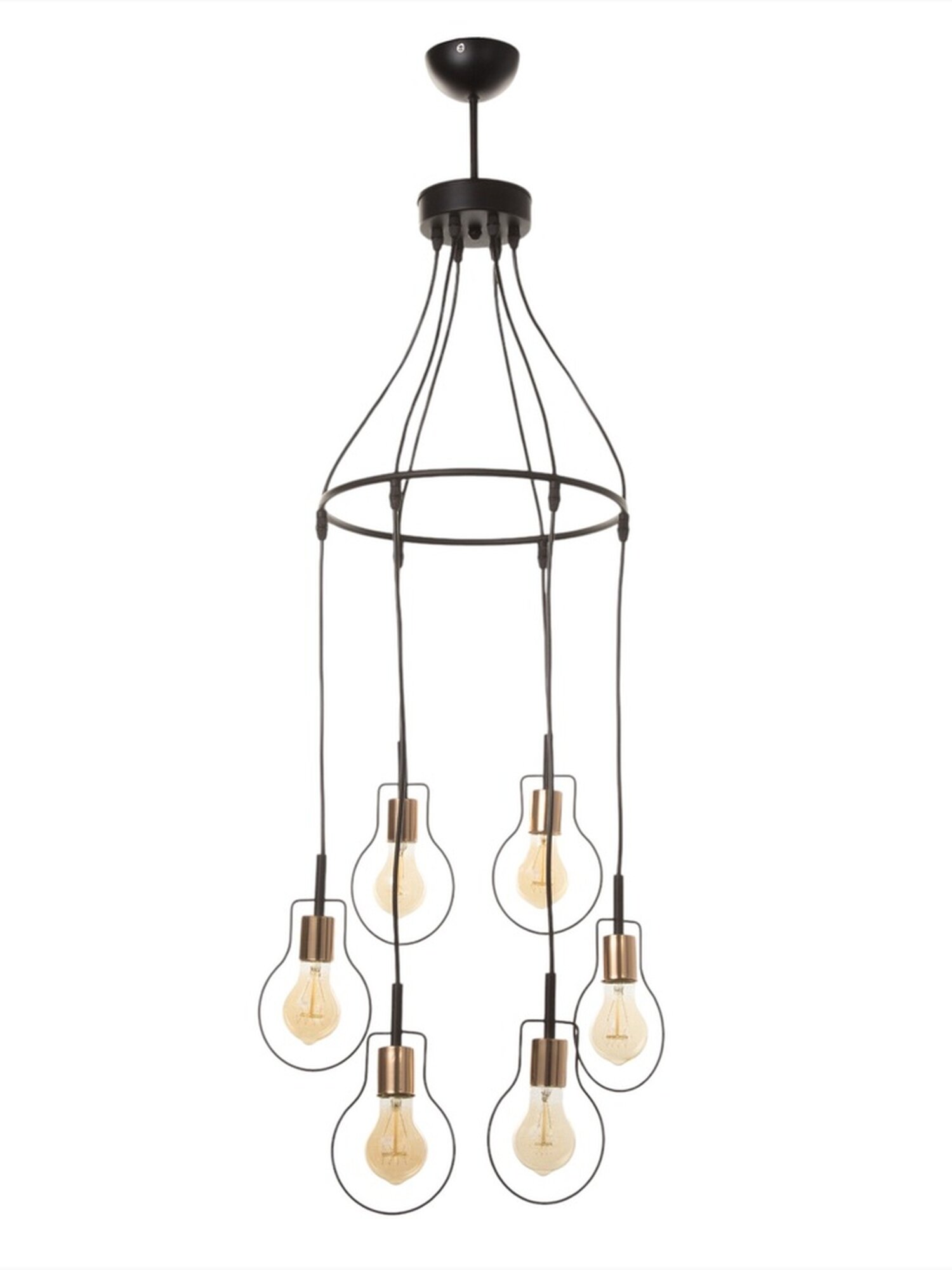 Люстра BayerLux 2719/6, E27, 40 Вт, металл, IP20, площадь освещения 12 м²