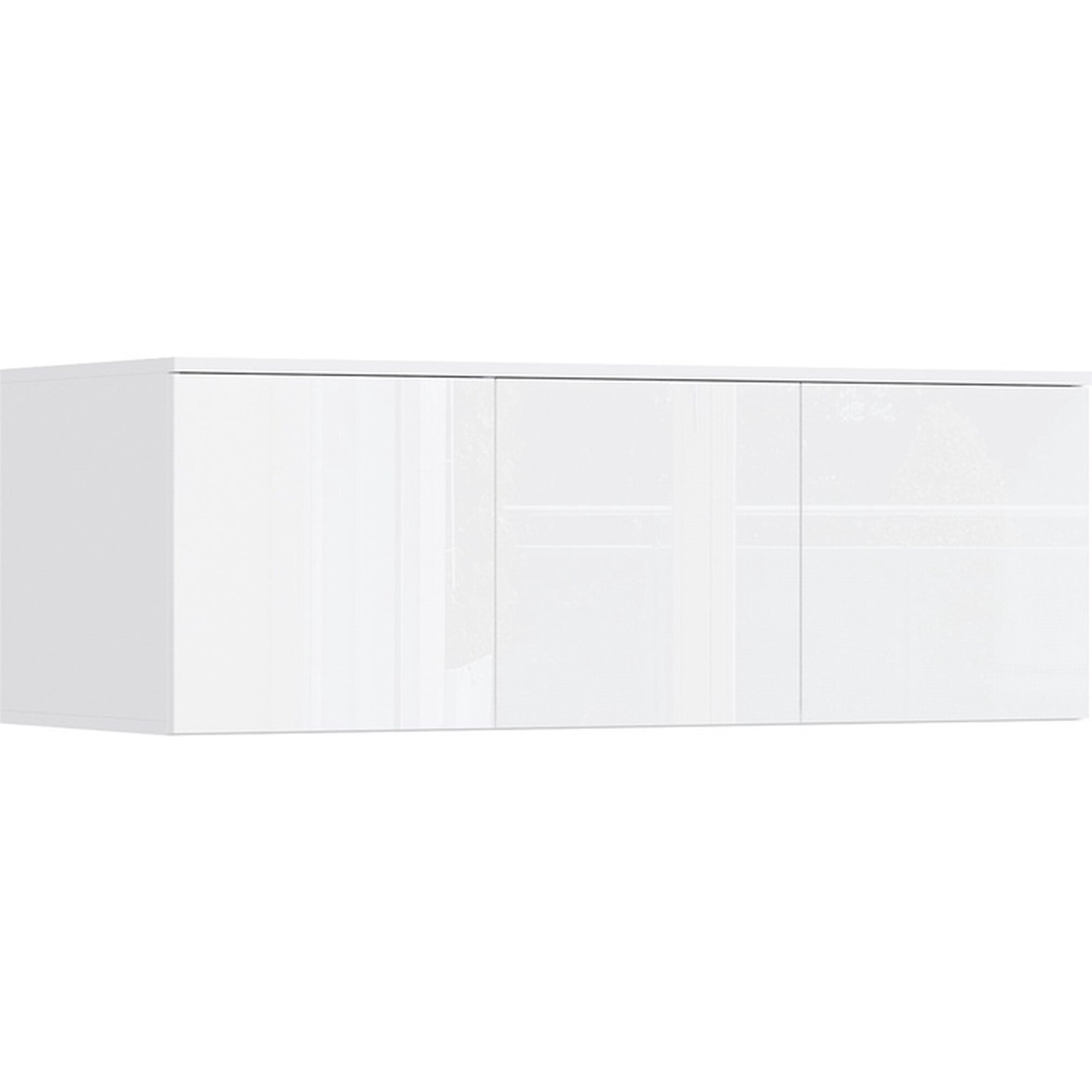 Антресоль для трехдверного шкафа «Норд», 1200×510×418 мм, белый глянец