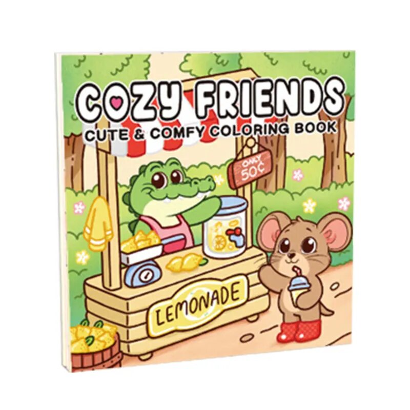 Раскраска антистресс для детей и взрослых "Fuzzy Hygge coloring book"