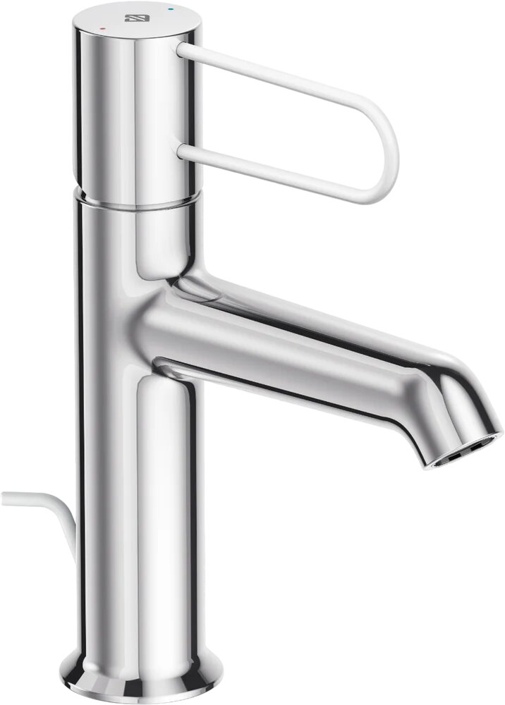 Смеситель для раковины Jacob Delafon Odeon Rive Gauche E21028-00-CP хром, глянцевый, кран для ванной в раковину, из латуни, рычажный, с керамическим картриджем, с донным клапаном