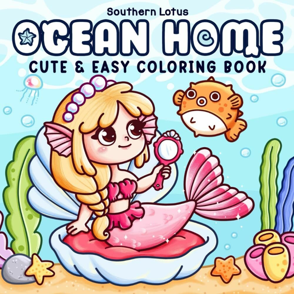Раскраска антистресс для взрослых и подростков Coco Wyo -OCEAN HOME 99