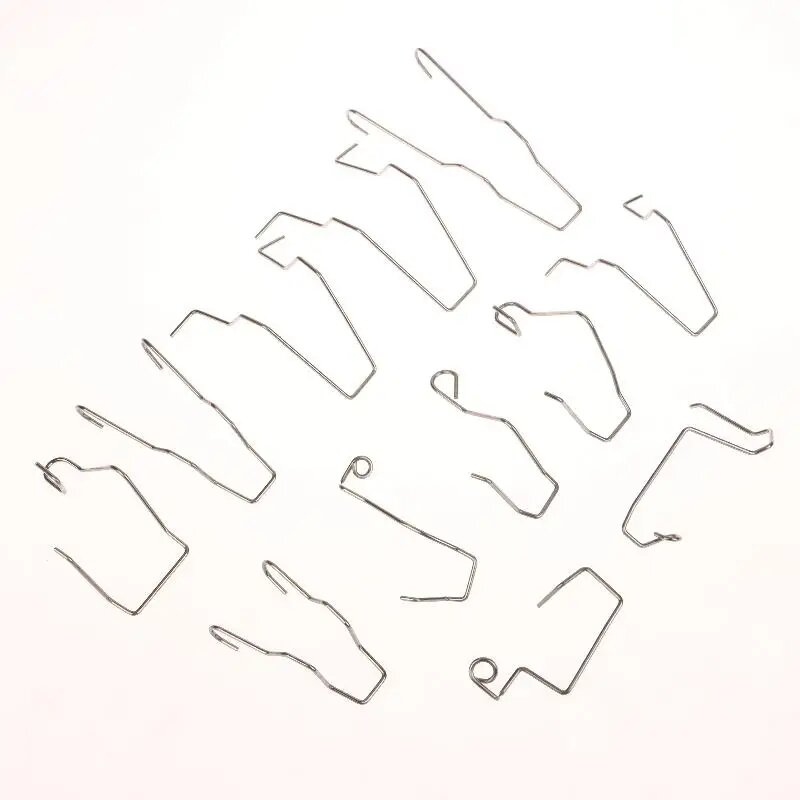 12/24 шт. H1 H3 H4 H7 в ассортименте, фиксатор зажима для лампы фар, набор автомобильных зажимов для лампочек ближнего света, пружина