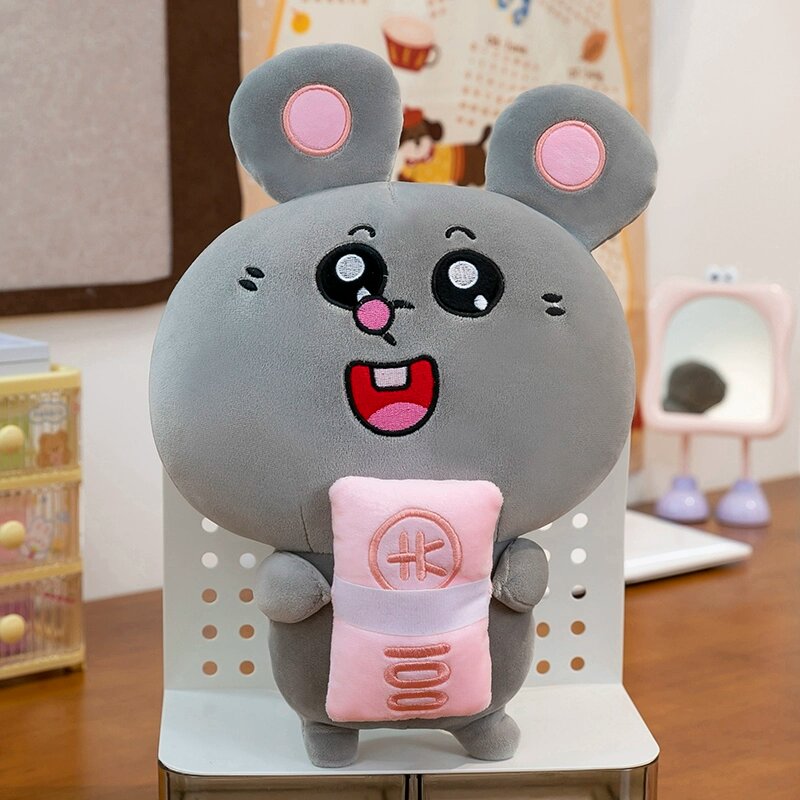 Плюшевая игрушка-мышь Мэйджи, мягкая подушка для сна, кукла-мышь, подарок на день рождения для девочек Крыса【Трудно