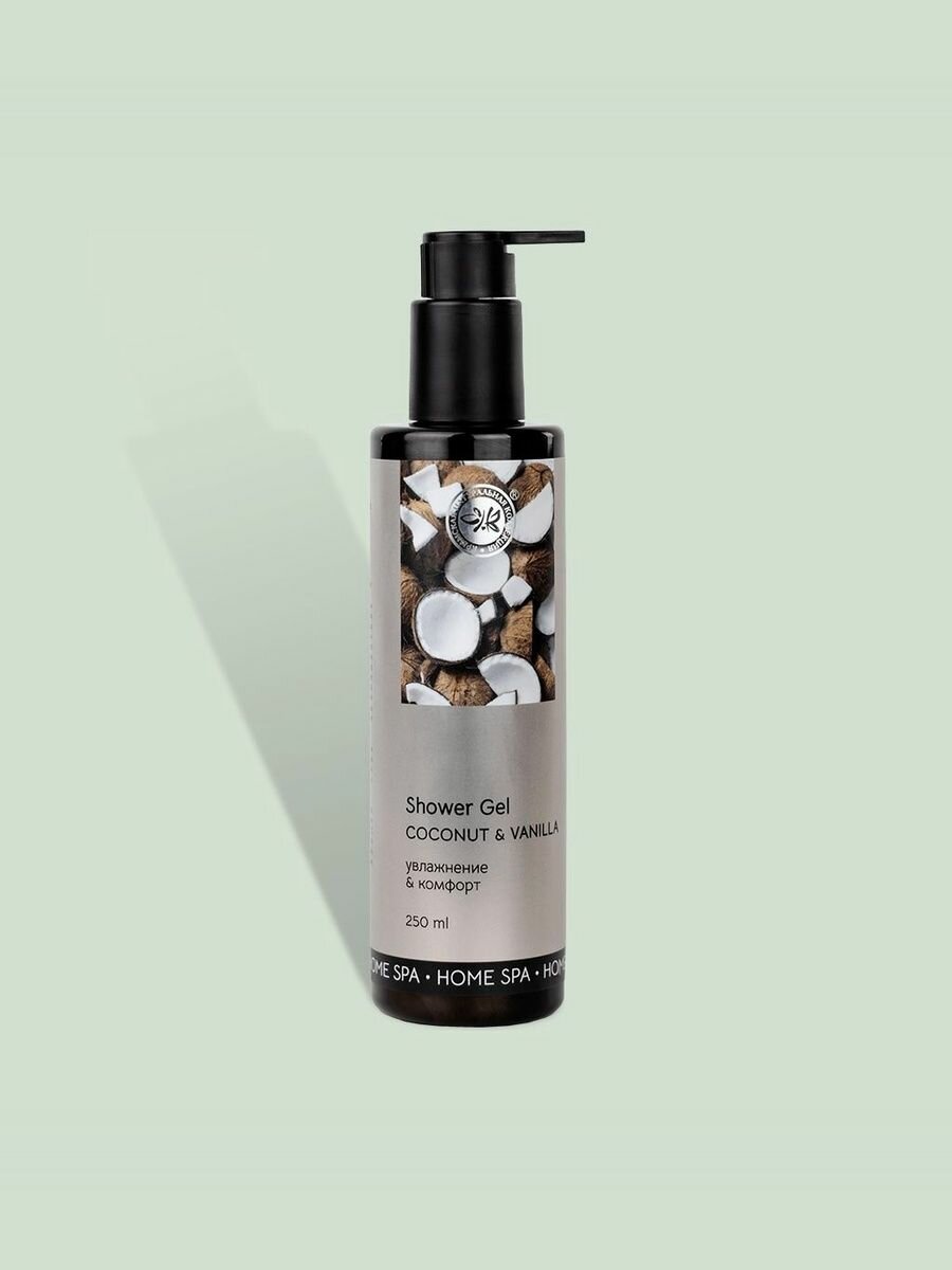 КNК Гель для душа Кокос&Ваниль home spa, 250 мл