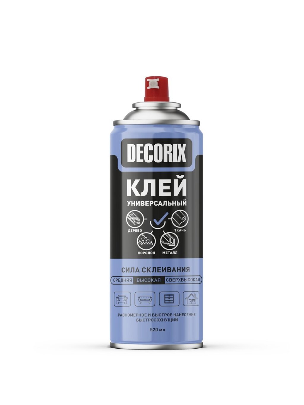 Клей универсальный "DECORIX" (520 мл) (аэрозоль)