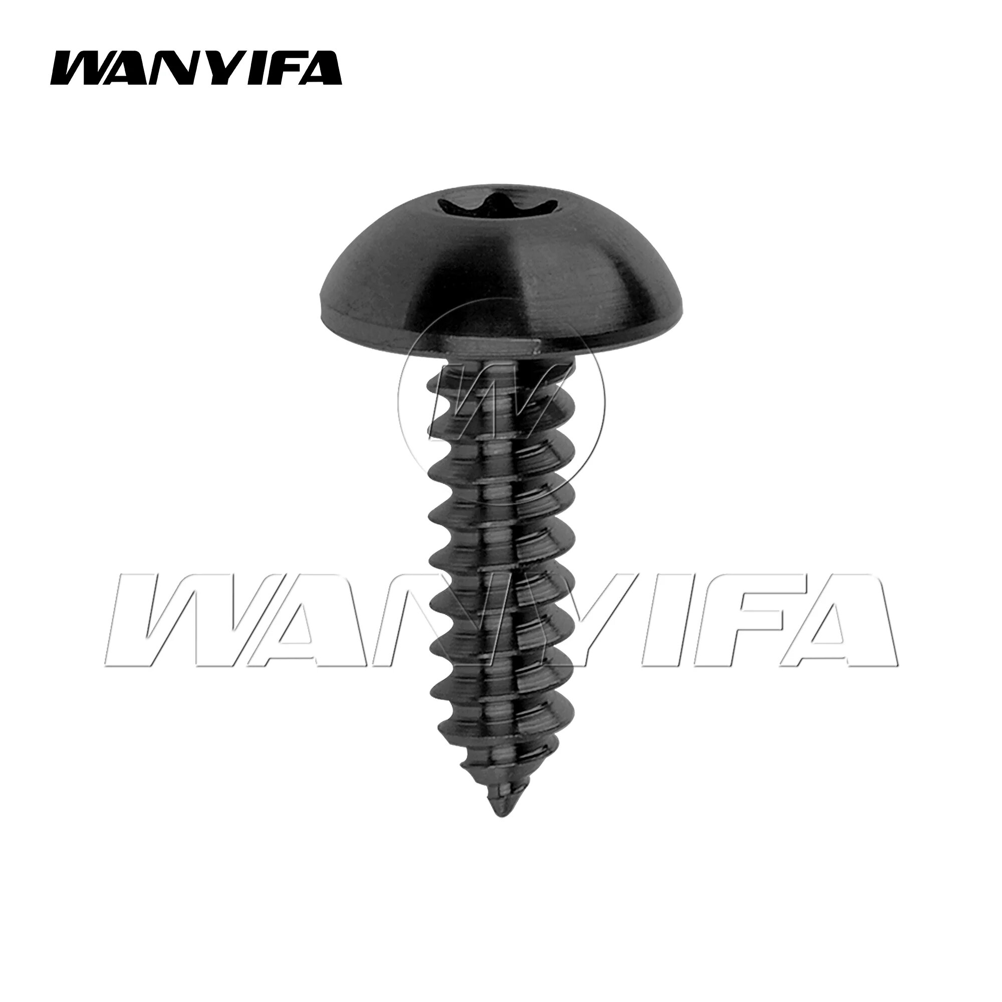 Титановые болты Wanyifa M4M5x15/17 мм для мотоциклов и автомобилей, велосипедов Титановые саморезы с полукруглой головкой