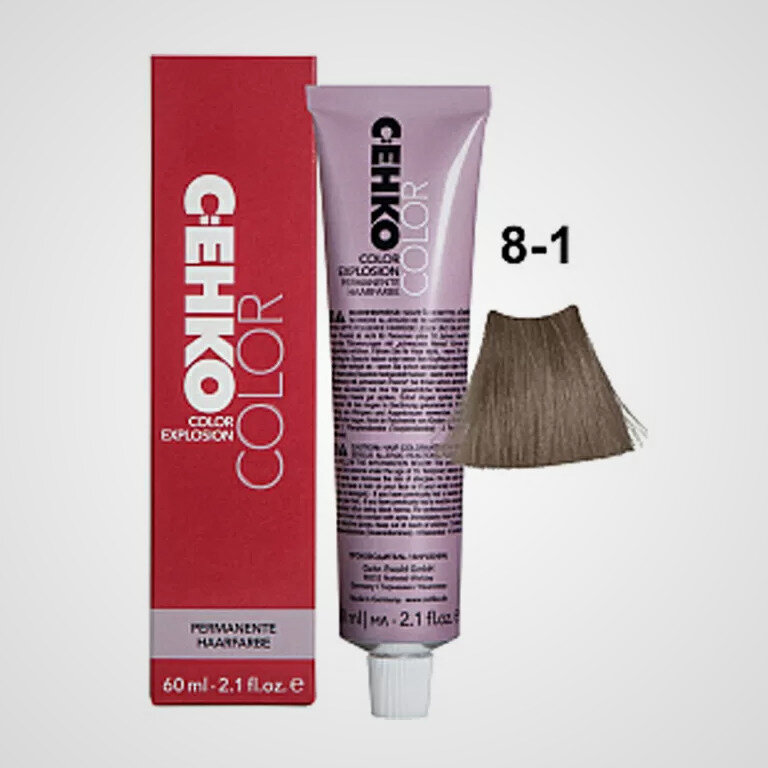 Color Explosion Крем-краска для волос 8/1 60 мл C: EHKO Color Explosion Краска 60 мл