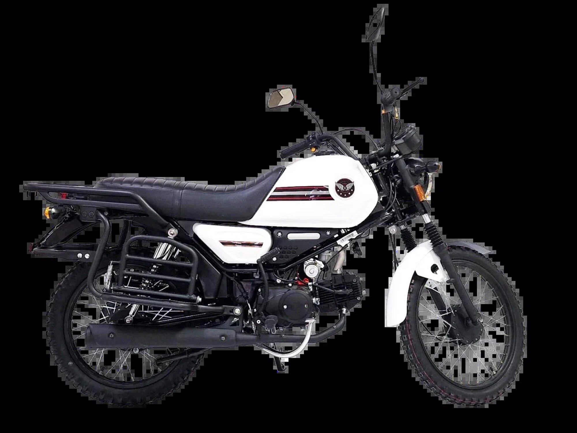 Мопед мотомир COLT 49 WHITE, 110 куб. см, максимальная скорость 90км/ч, белый