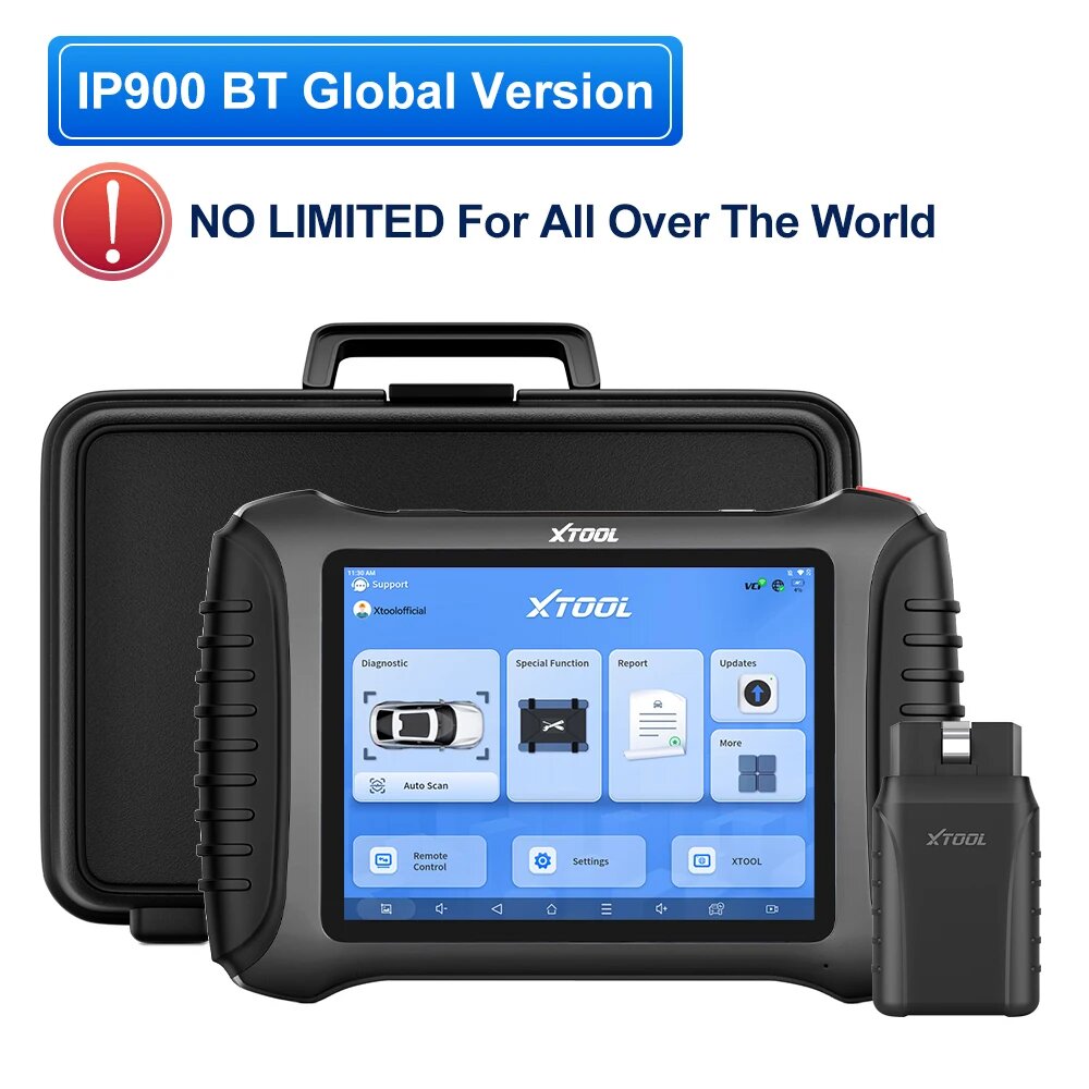 XTOOL InPlus IP900BT Bluetooth Автоматические диагностические инструменты PK D8W Кодирование ЭБУ Автомобильный сканер Полная система 41+ Сброс FCA CAN FD DoIP