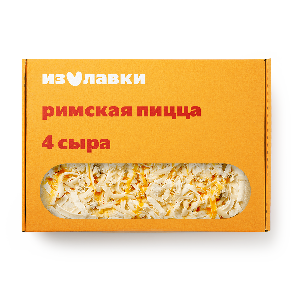 Римская пицца "Четыре сыра", Из Лавки, 345 г, картонная коробка
