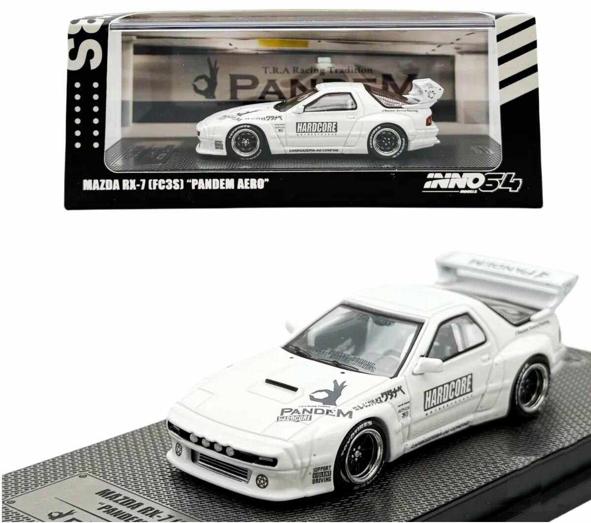 INNO64 MAZDA RX-7 (FC3S) PANDEM AERO Widebody Kit - коллекционная машинка