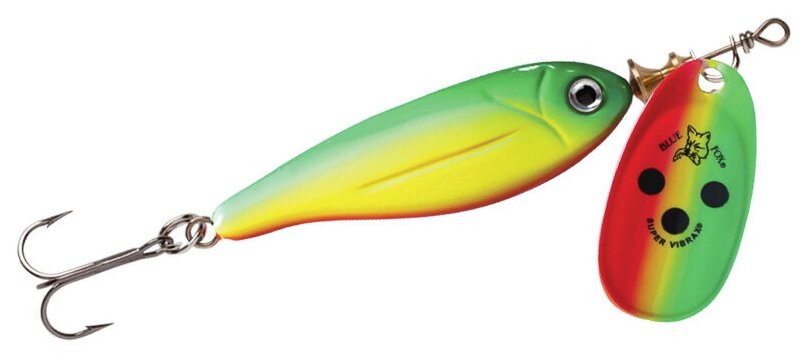 Блесна вращающаяся BLUE FOX Minnow Super Vibrax 1 /GYR