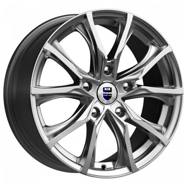 Диск колёсный Твист (КС697-12) 7,5x17 ЕТ 41 5x114,3 67,1 Дарк платинум, арт. 76138