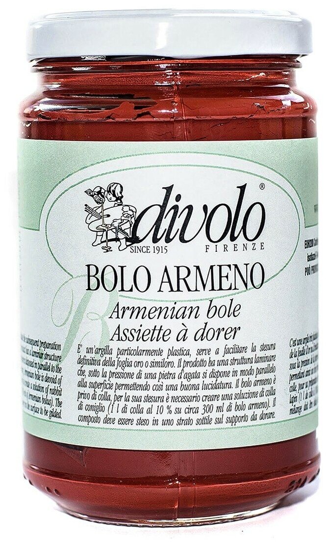 Золочение Divolo Полимент (болюс) натуральный Divolo, 300мл, Красный