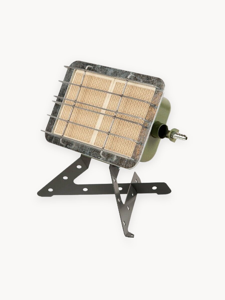 Газовая печь Солярогаз "ГИИ-2.9Н", инфракрасный обогрев, 2.9кВт, серебристая