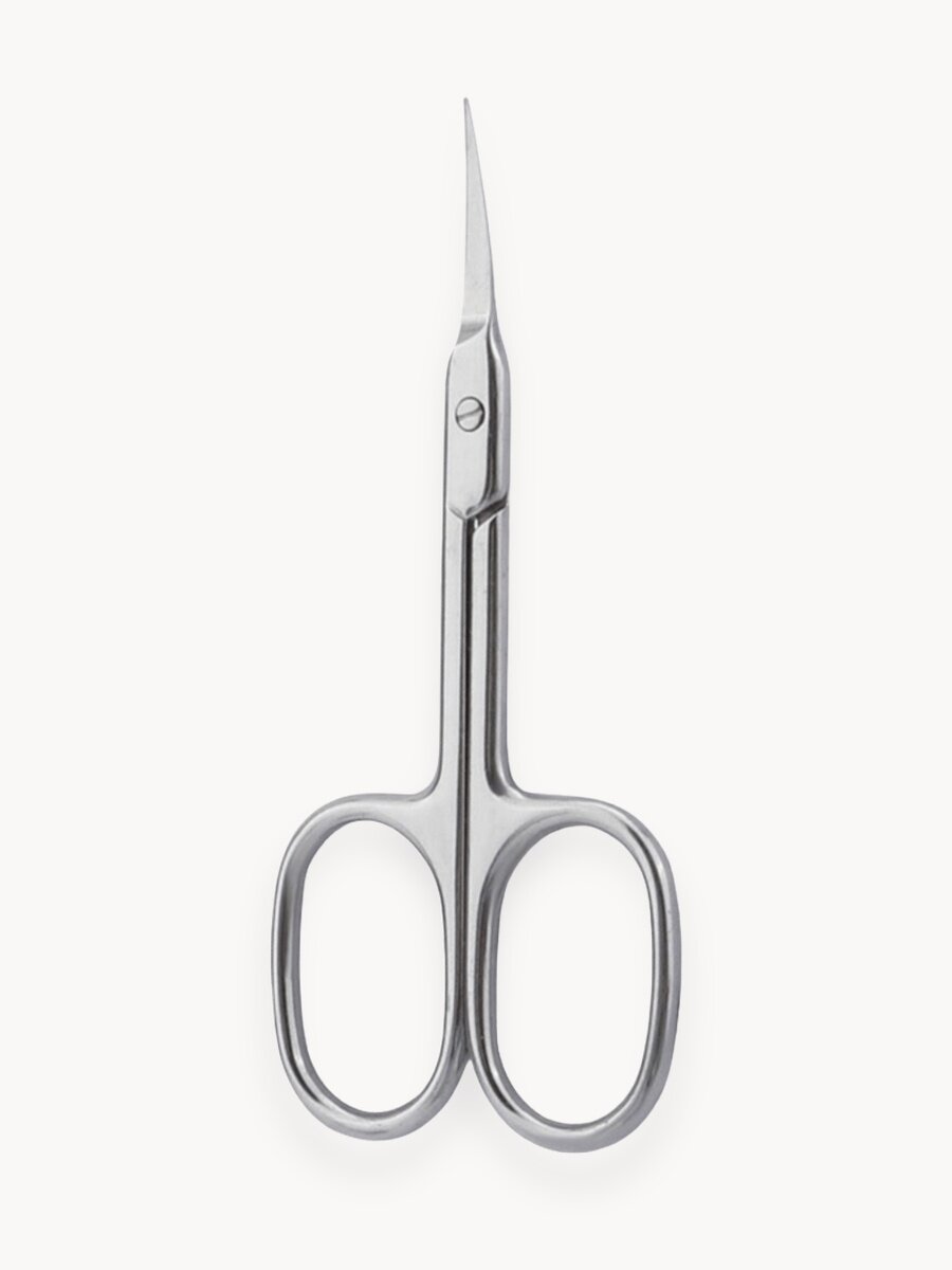 Маникюрные ножницы, изогнутые лезвия, длина режущей кромки 22мм, 1 шт