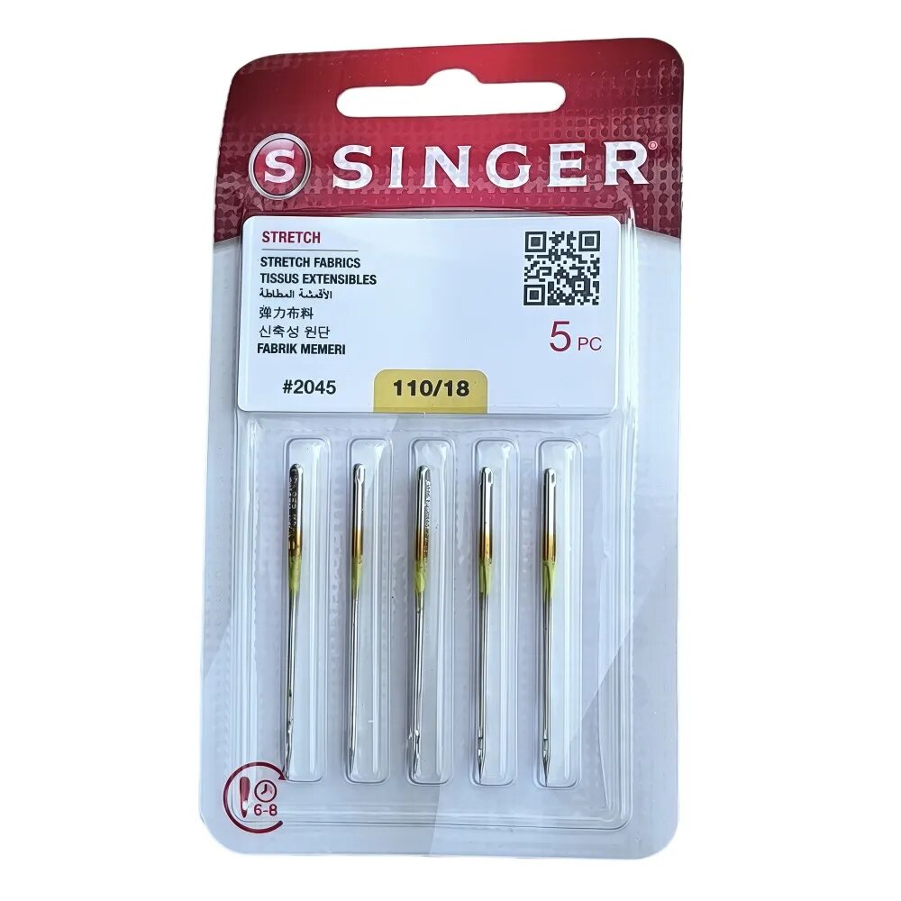 Иглы швейные Singer 110/18 Stretch 5 шт.