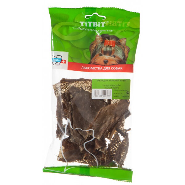 Titbit Лакомства для собак Желудок бараний мини