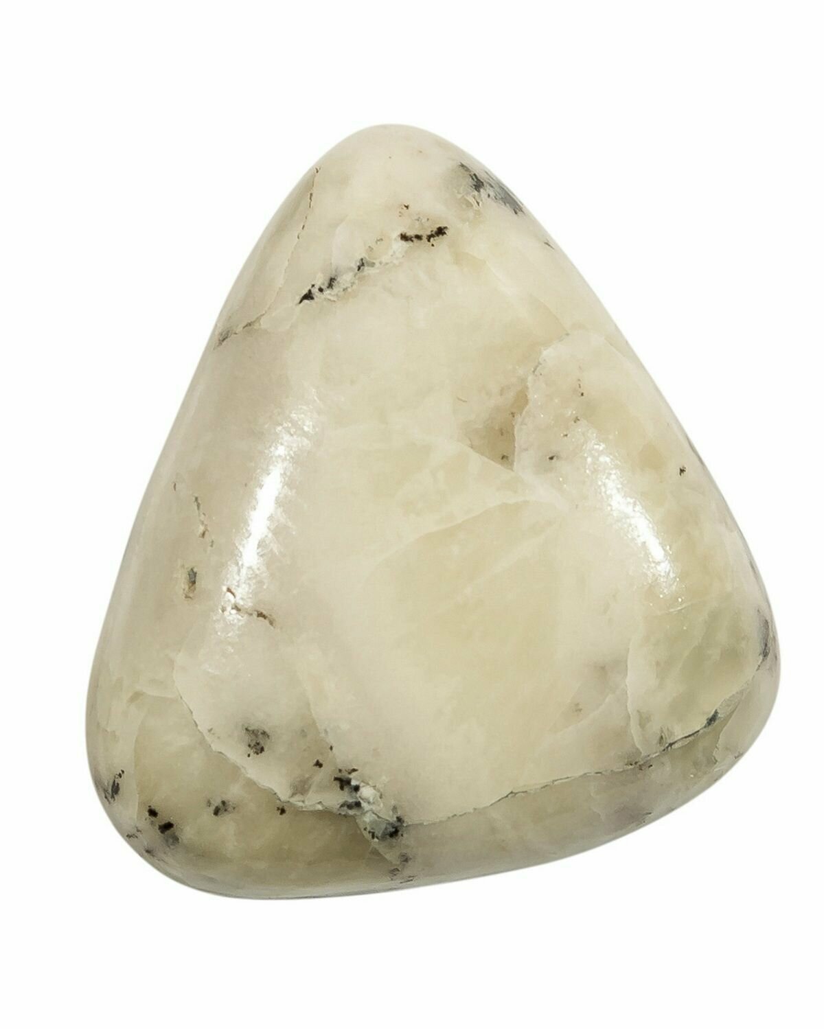 Кабошон из дендритового опала размером 17х15х4 мм.