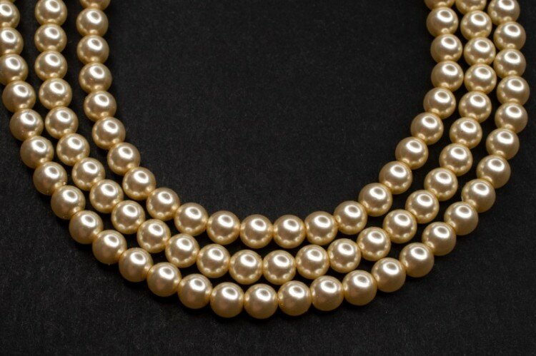 Жемчуг Preciosa Maxima, цвет creamrose, 4мм, 704-103, 10шт