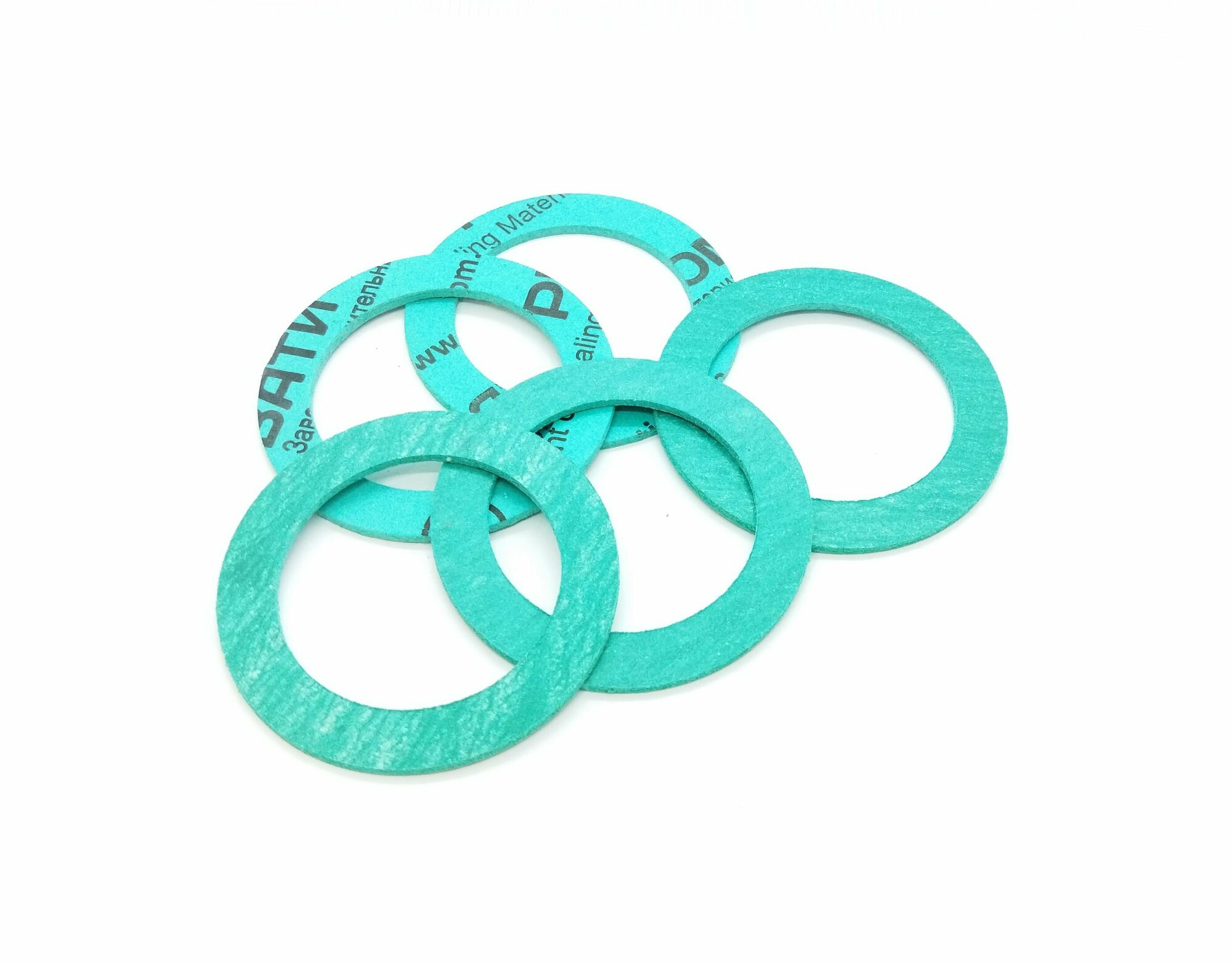 Прокладка HG безасбестовый паронит 1 1/2" (45х63х2 мм), 5 шт