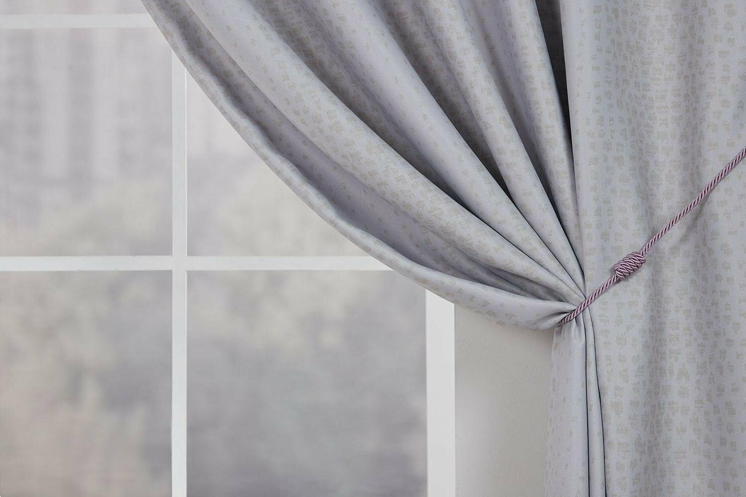 MICASA Scott подхват-шнур светло-сиреневый для штор декоративный текстильный аксессуар