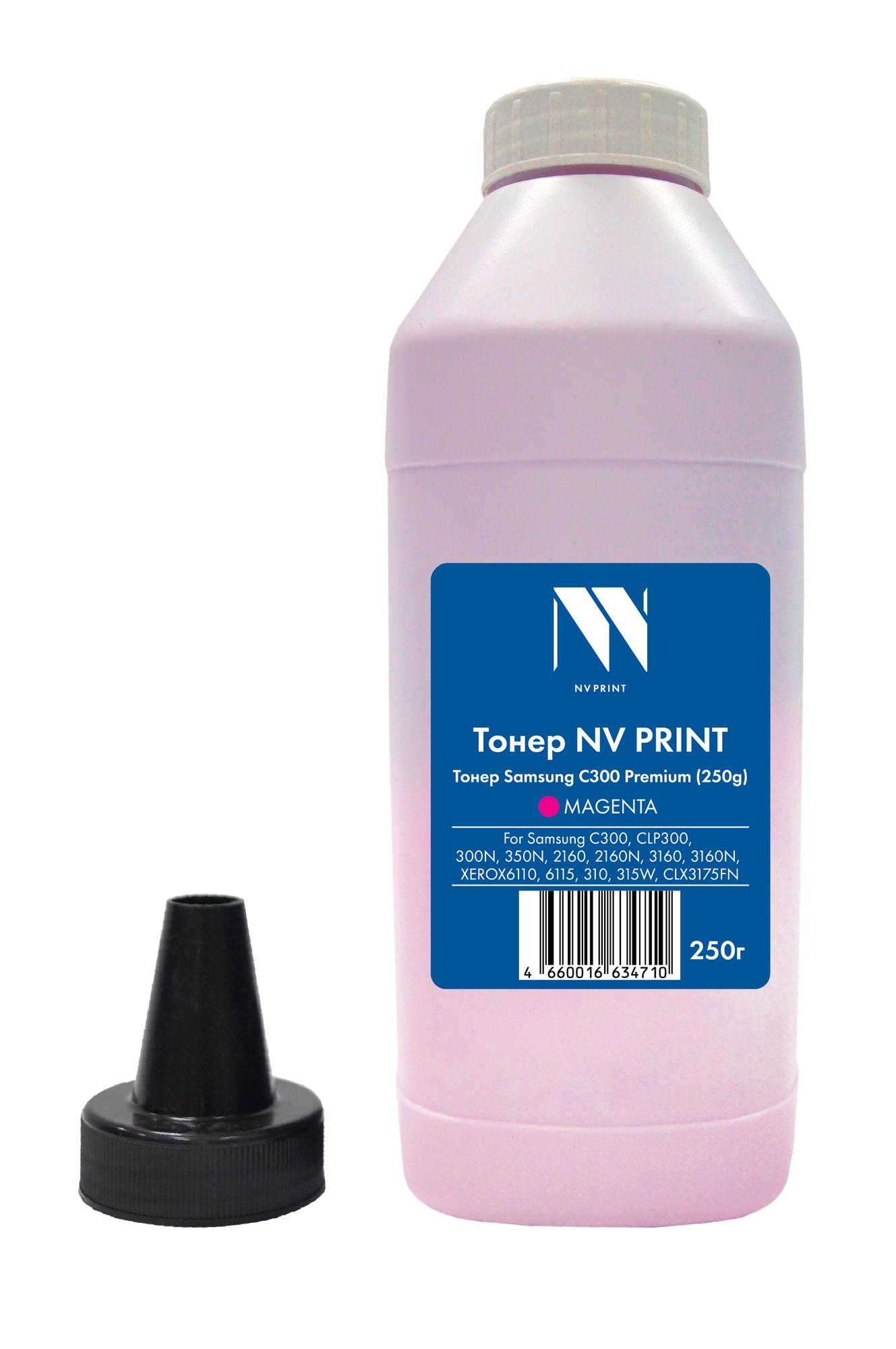Тонер NV PRINT для Samsung C300 Premium (250 г) Magenta