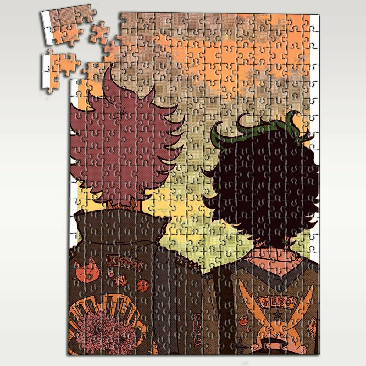 Пазл картонный А3: модель Аниме Моя геройская академия - 8466 П