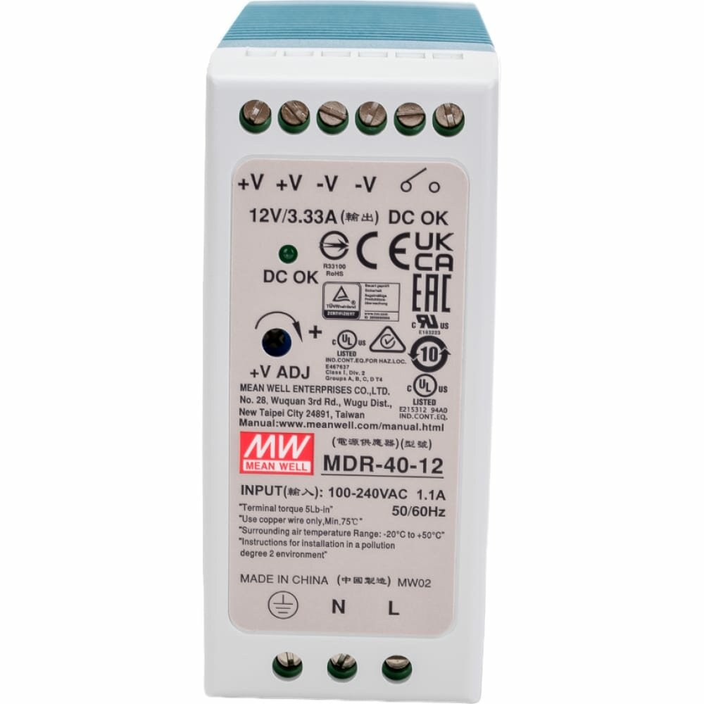 Источник питания Mean Well MDR-40-12
