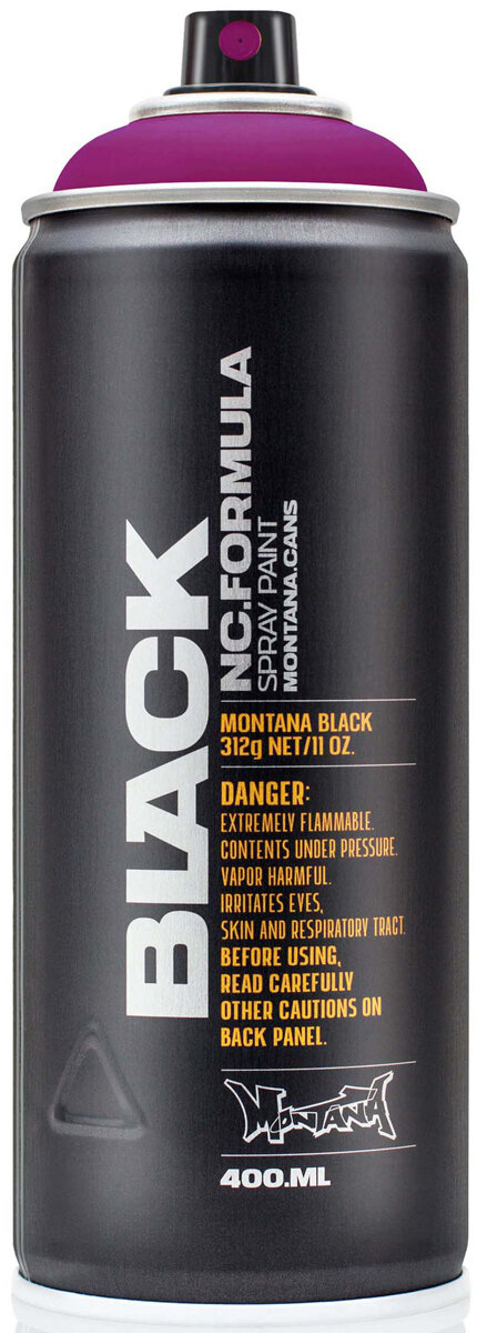 Краска для граффити аэрозольная MONTANA BLACK магия 0,4л 3940 BLK