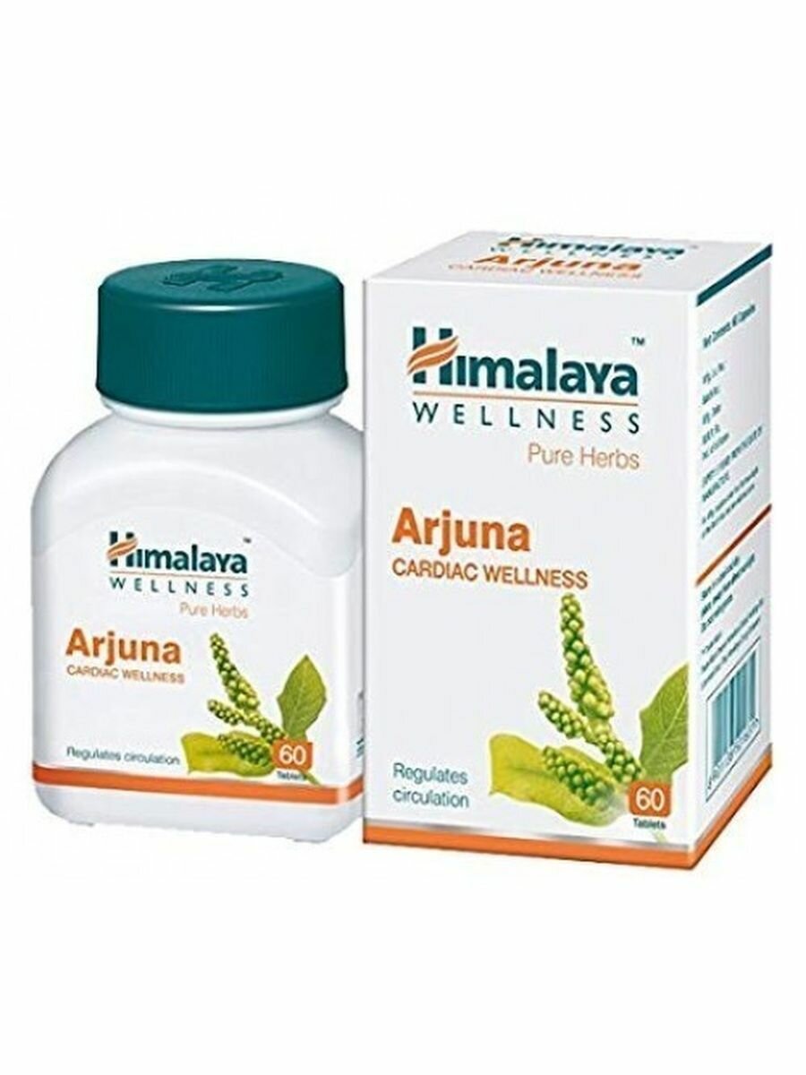 Пищевая добавка, Арджуна Хималая оздоровление сердечно-сосудистой системы, Фарм Ойлс 60 табл