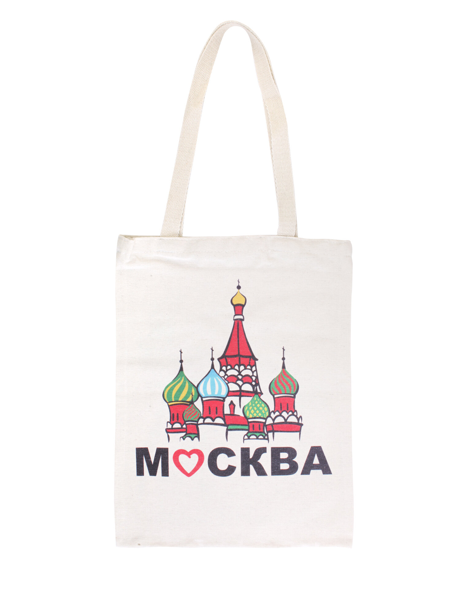 Сумка шоппер Орландо, фактура гладкая, красный, белый — фото 1