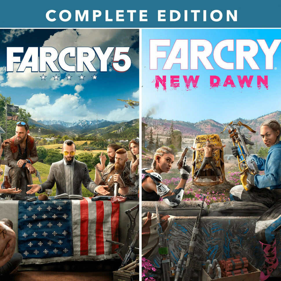 Игра Far Cry 5 + Far Cry New Dawn Deluxe Edition Bundle Xbox One, Xbox Series S, Xbox Series X цифровой ключ