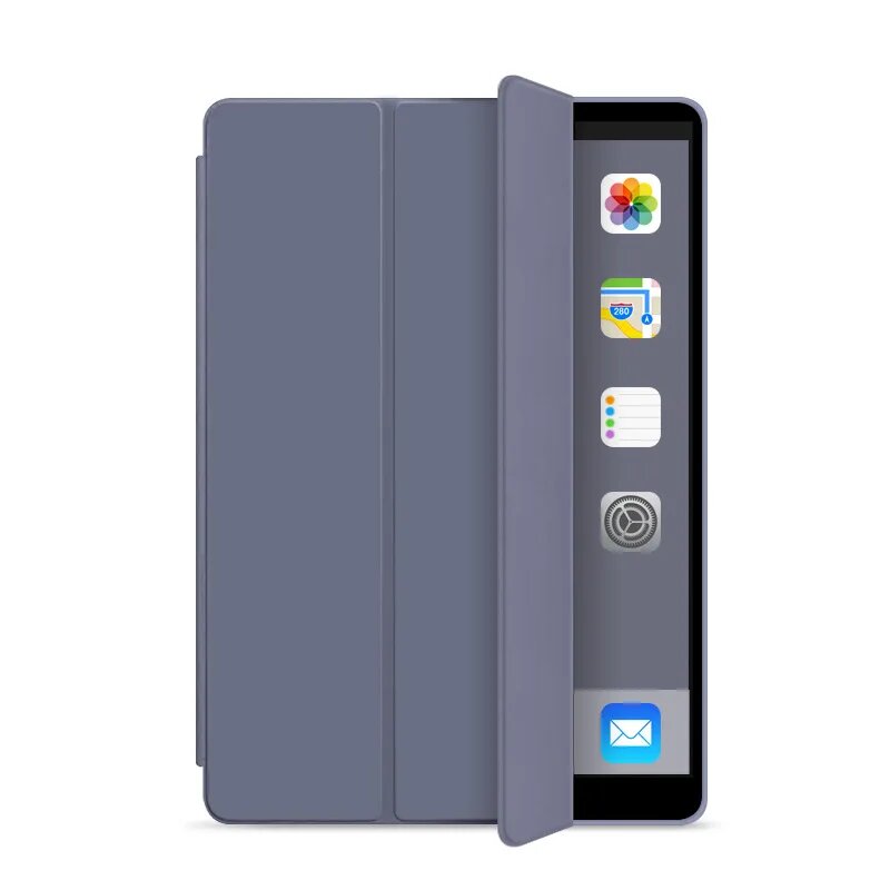 Чехол для iPad DANYCASE серый/purple силиконовый