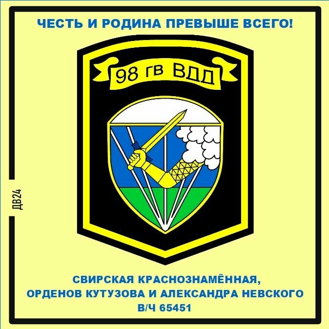 98-я гвардейская воздушно-десантная дивизия. Россия. Магнит на память