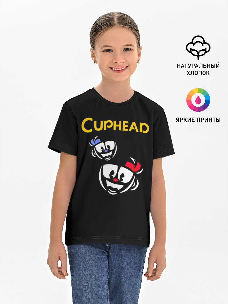 Футболка хлопковая детская Cuphead