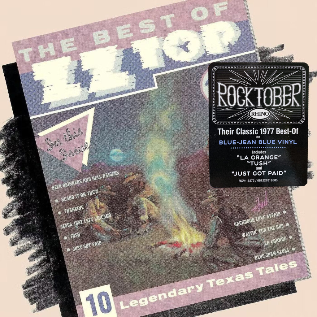 Виниловая пластинка ZZ Top - "The Best Of ZZ Top [Blue-Jean Blue Vinyl]" (Warner Records)