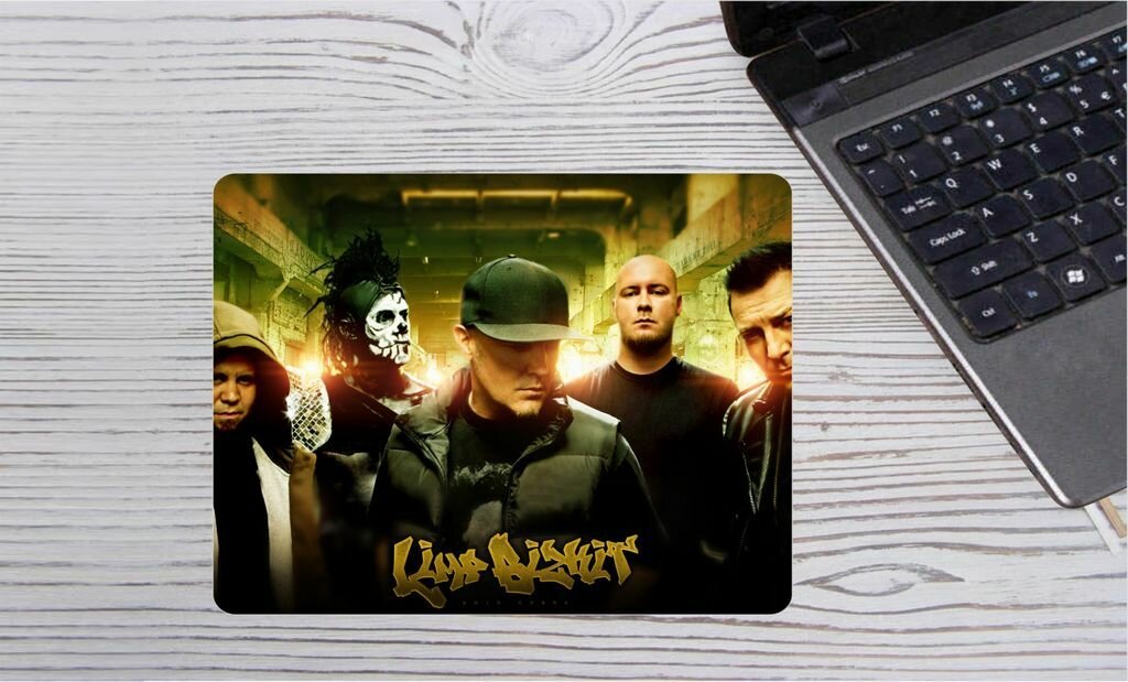 Коврик для мышки игровой 36 на 29 см MIGOM Limp Bizkit, Лимп Бизкит №1